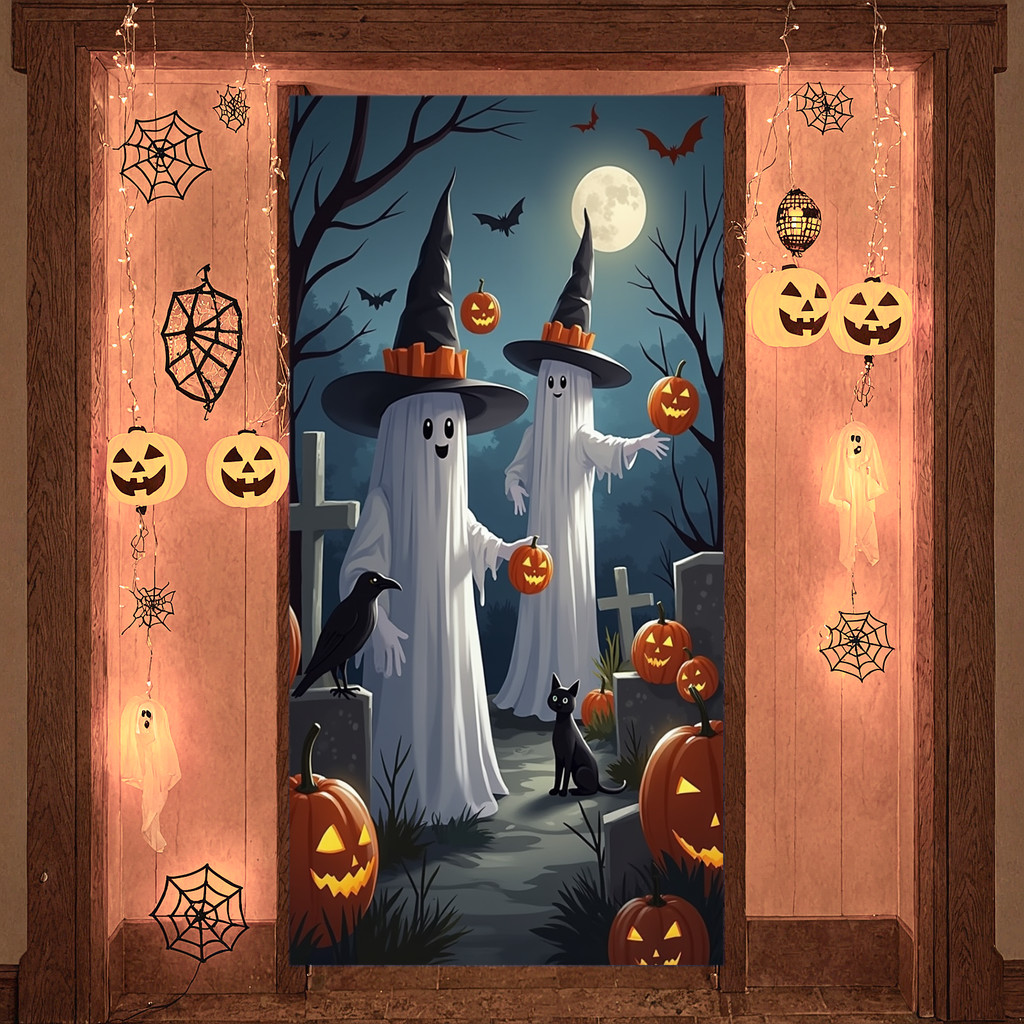 Gothic Event Prop Dark Tone Haunted House Spooky Theme Ghost Design ...