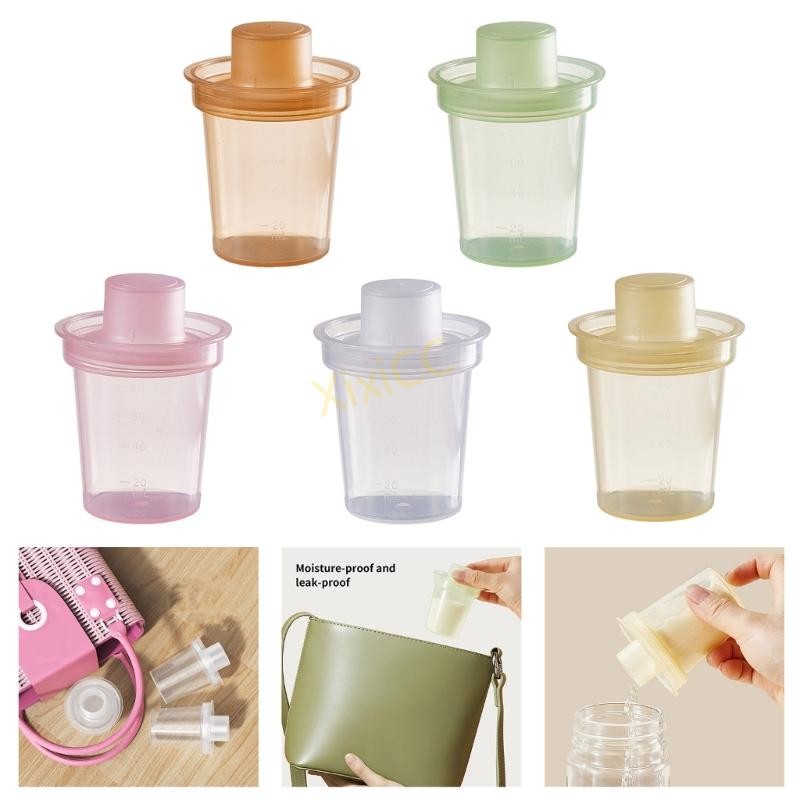 XixiCC Portable Milk Powder Formula Dispenser Milk Powder Storage Case ...