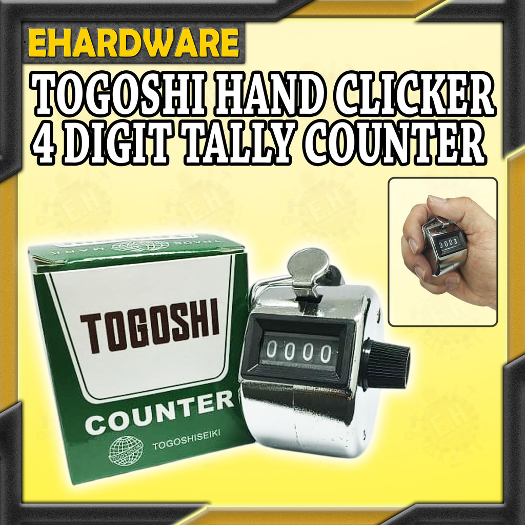 TOGOSHI HAND TALLY COUNTER TOOL FH-102 (MADE IN TAIWAN) Alat Ukur ...