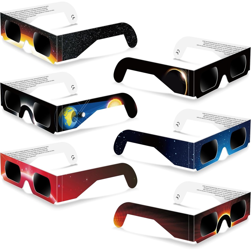 24 Pack Solar Eclipse Glasses Approved 2024,CE&ISO Certified Eclipse ...