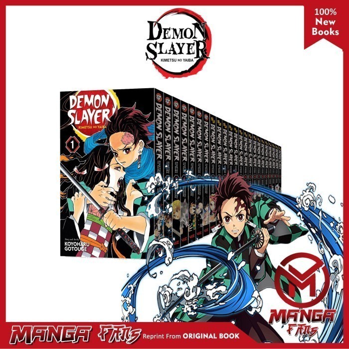 Demon Slayer Manga Comic completed, 23 Books series (English) | Shopee ...