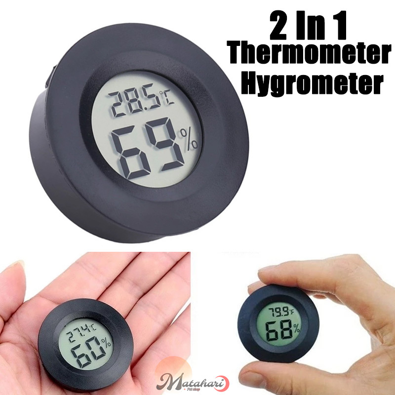 2 In 1 Thermometer Hygrometer Celsius Mini LCD Digital Temperature ...