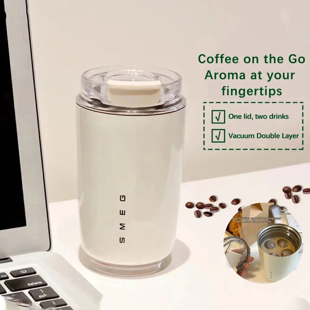 Smeg Kopi Panas Tertebat Keluli Tahan Karat Mug Kaca Terma Botol Sukan ...