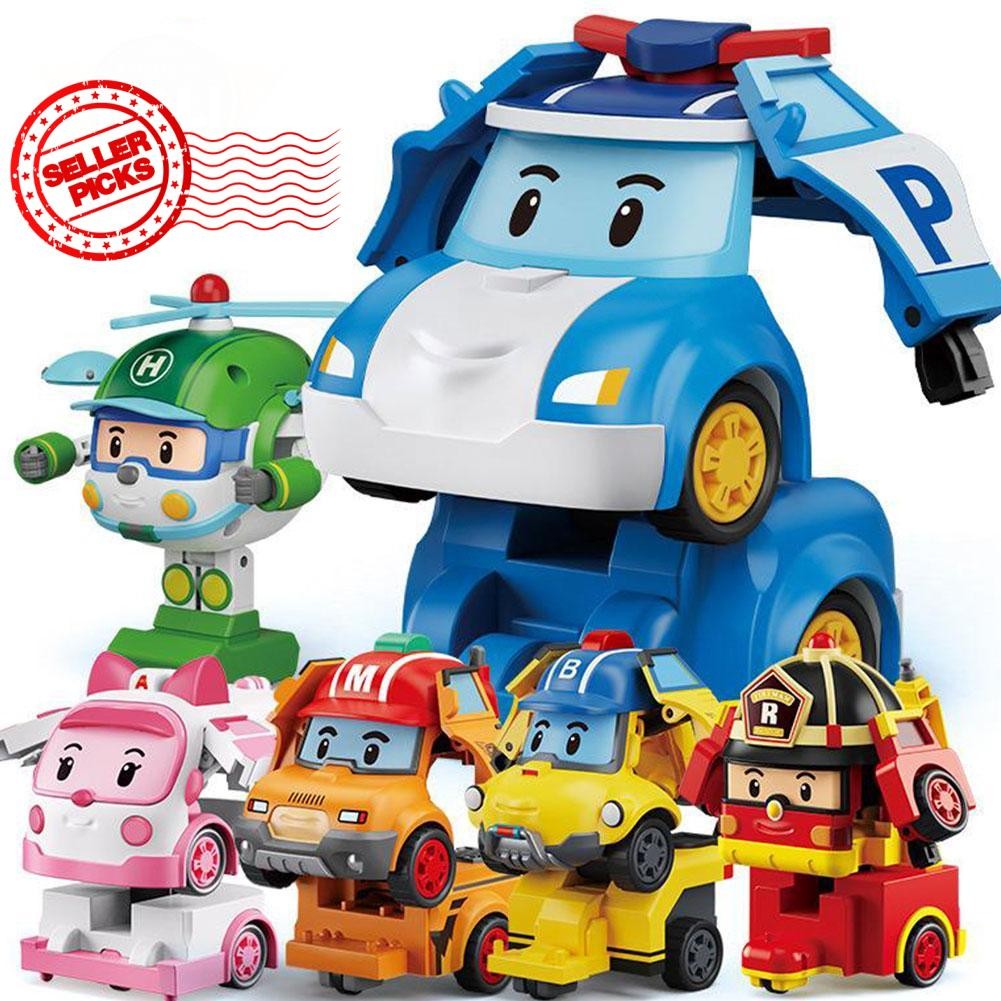 Transforming Police Car Sheriff Percy Robot Transformation Toy Haley ...
