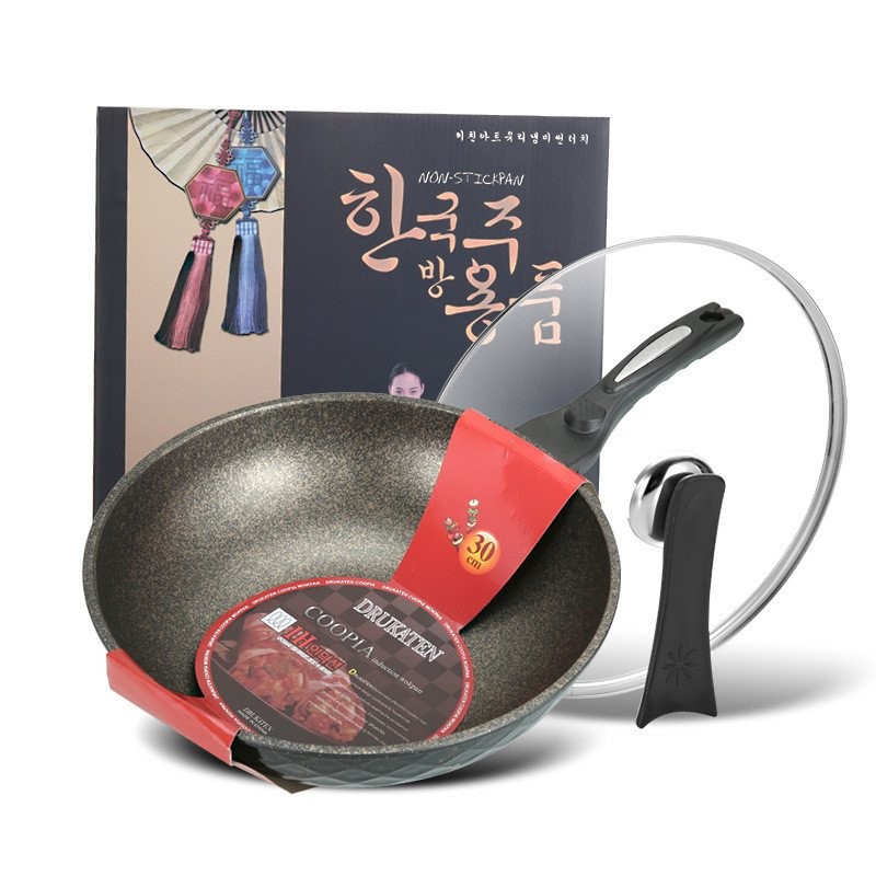 Medical Stone Pans Korean Fume-Free Medical Stone Pans Frying Pans Non ...