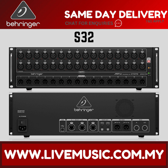 Behringer S32 32-channel Stage Box ( S-32 / S 32 ) | Shopee Malaysia