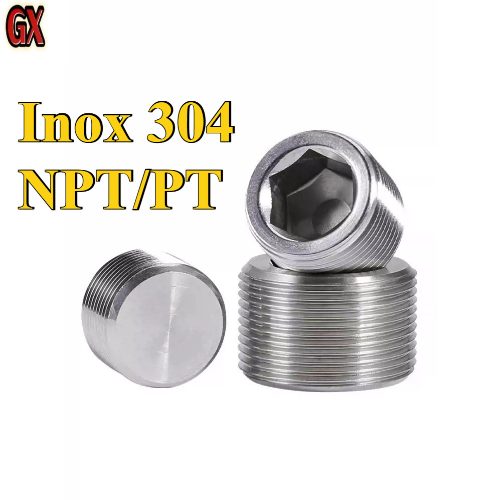 High - Quality Inox 304 Stainless Steel Pipe Plugs, NPT/PT Thread ...