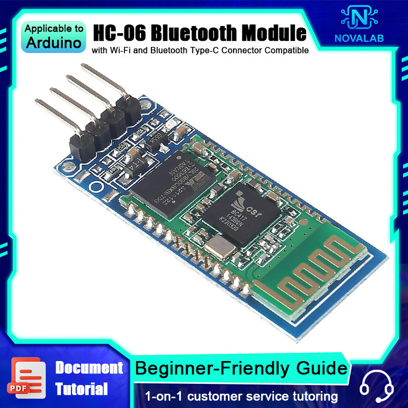 NovaLab HC-06 Bluetooth Module Wireless Bluetooth Serial Port ...