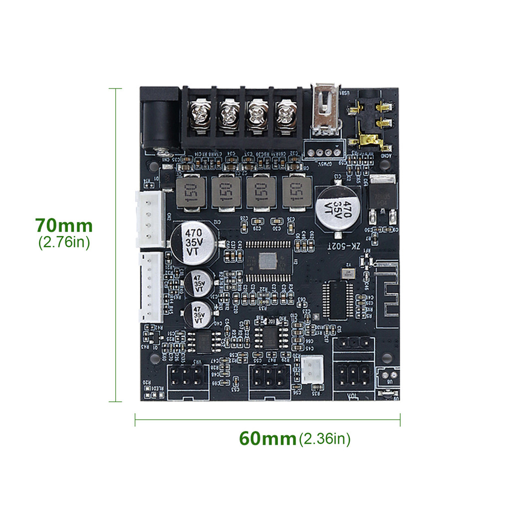 Digital Power Amplifier Board Volume Control Amplifier Board Kit BT USB ...