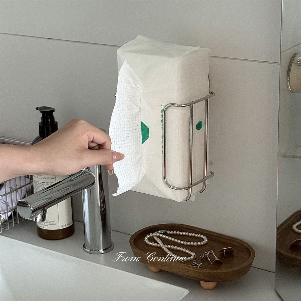 Stainless Steel Tissue Holder Perforation-Free Wall-Mounted Cabinet ...