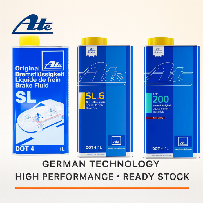 ORIGINAL GENUINE ATE DOT4 DOT 4 BRAKE OIL / BRAKE FLUID / MINYAK BREK ...