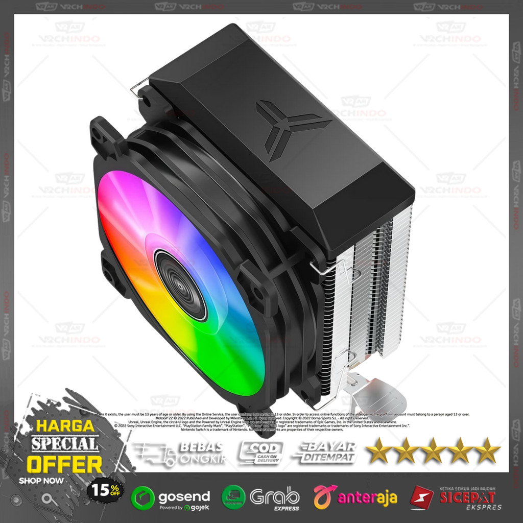 Jonsbo CR 1400 CPU Cooler Fan Computer Processor Cooler PC Gaming ...