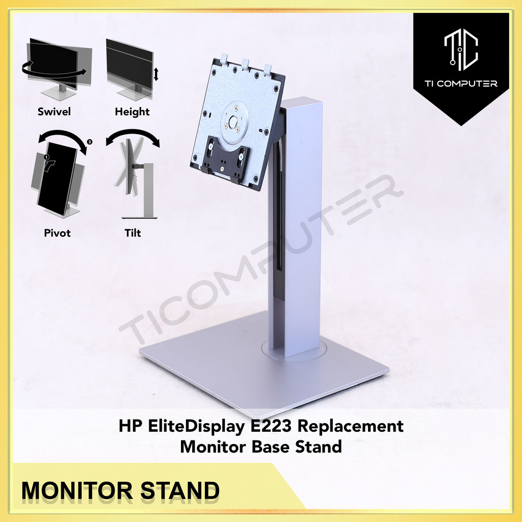 HP EliteDisplay E223 Replacement Stand Used Monitor Base 920996-001 ...