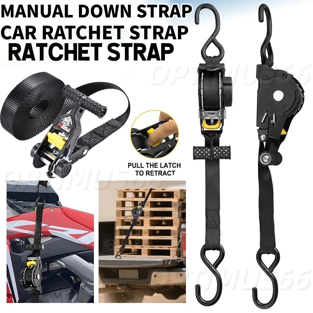 Motorcycle Strap Auto Ratchet Strap Motorcycle Bundled Cargo Strap ...