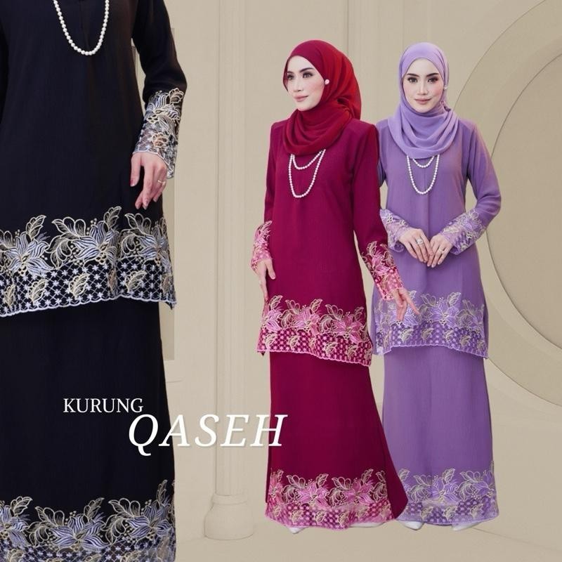 QASEH BAJU KURUNG SULAM LACE | Shopee Malaysia