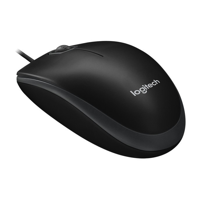 LOGITECH B100 Wired Mouse with USB Connectivity, Optical Tracking & 800 ...