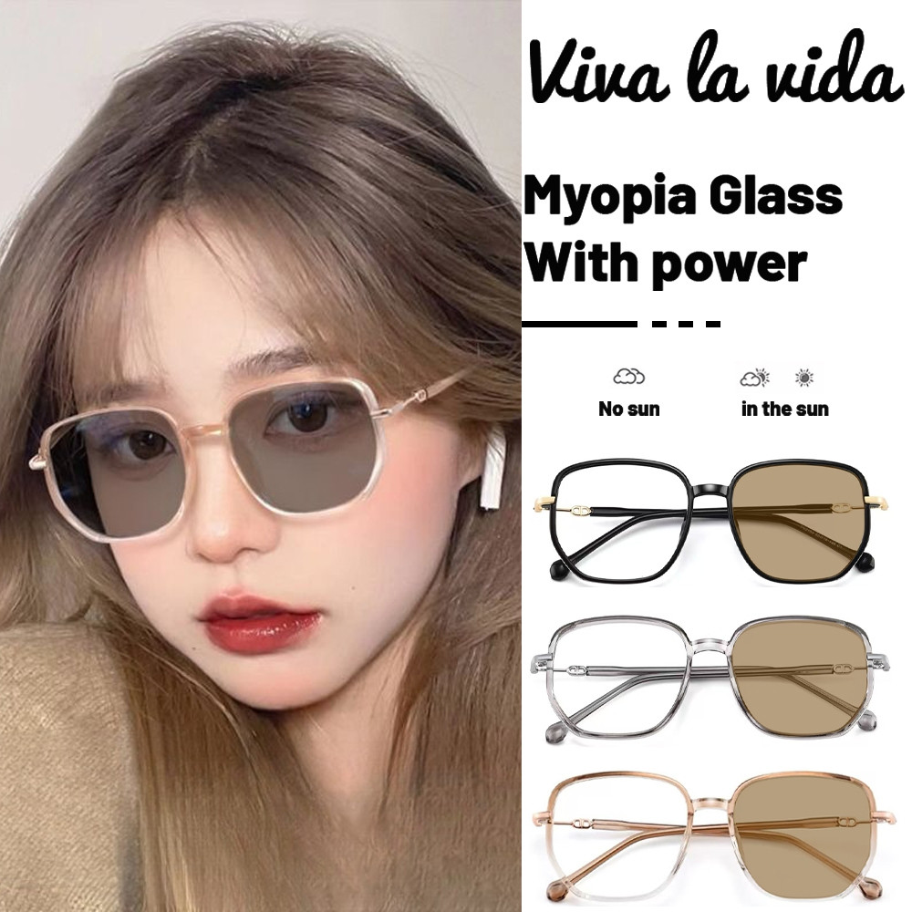 Color-Changing glasses Anti-blue Light spek mata Photosensit Myopia ...