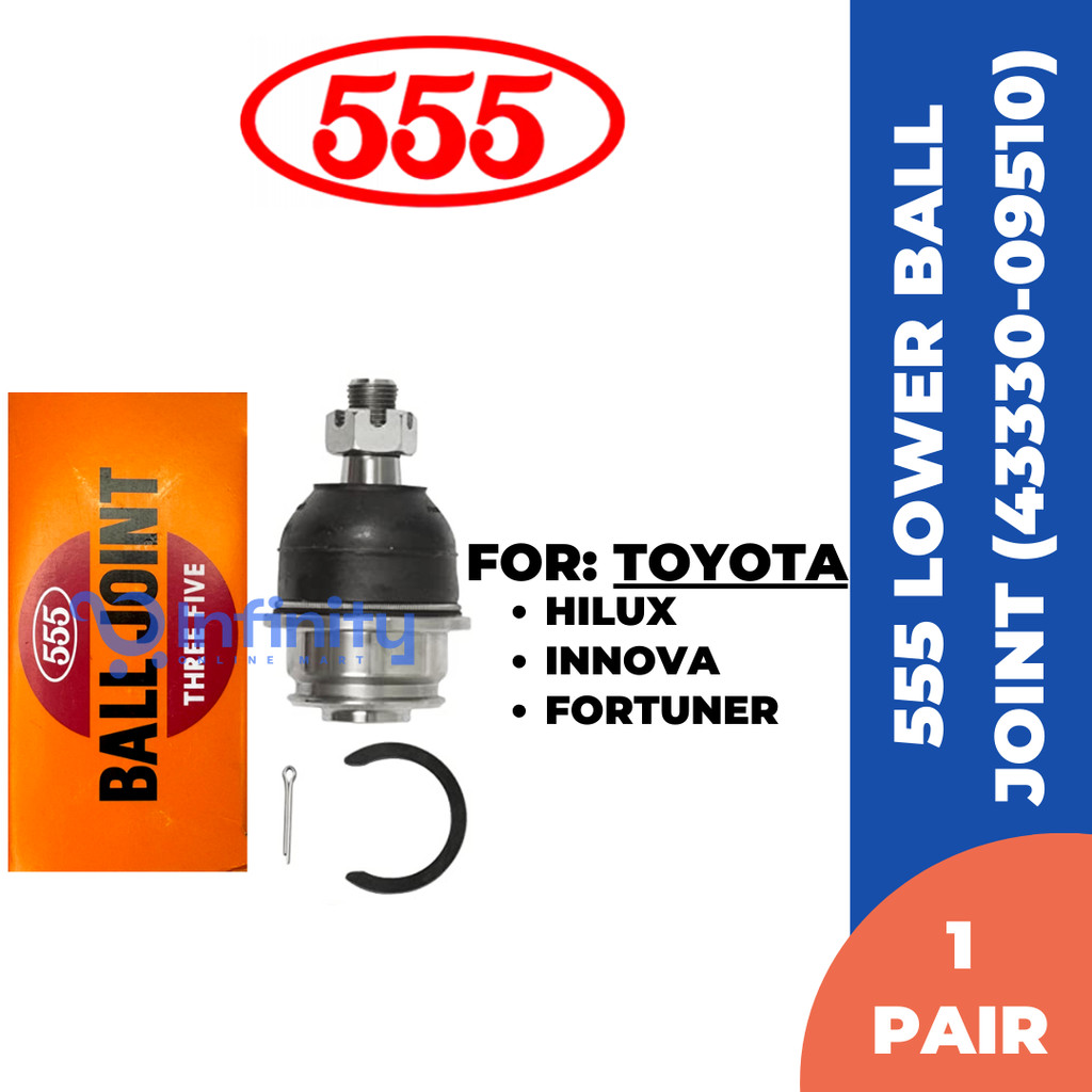 555 Upper & Lower Arm Ball Joint For Toyota Hilux Vigo Kun25 Kun26 Revo ...