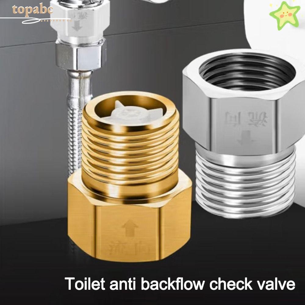 GORROS Check Valve, Gold Silver Ozone Resistance One-way Valve, Durable ...