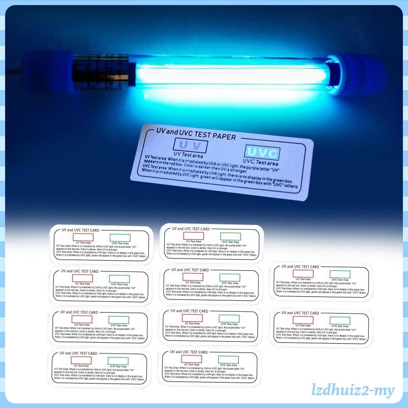 [LzdhuizbcMY] 10x UVC Light Test Card to Use with UVC Light Wavelength ...