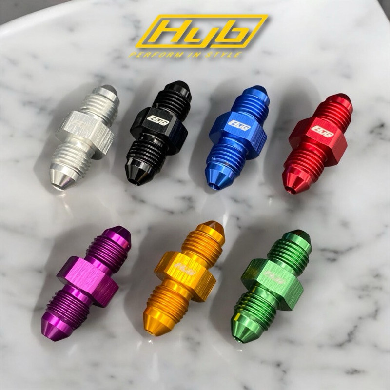 HYB 2-Sided Male Thread Size An3 (Brake Line) Connecting To Fittings ...