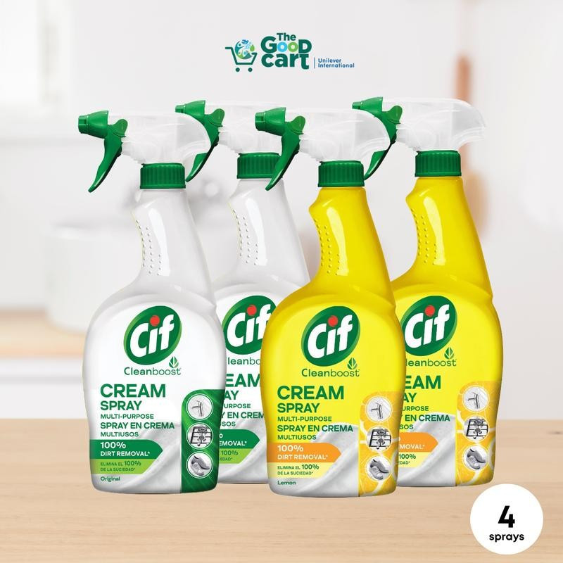 CIF Cream Sprays (Bundle of 4) | Shopee Malaysia