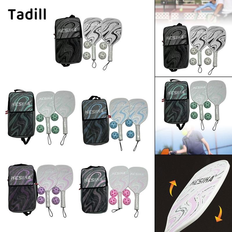Tadill Pickleball Racket Set Pickleball Rackets with 2 Rackets 4 ...