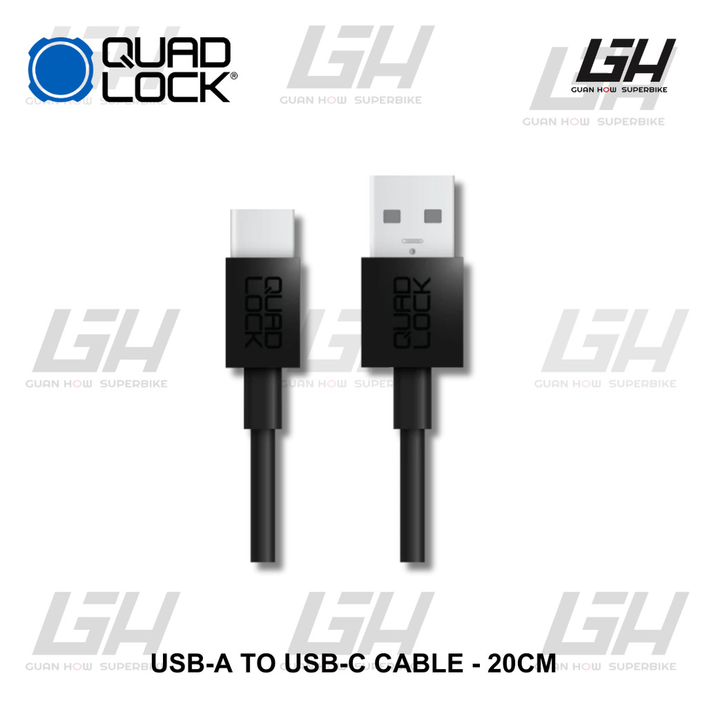 Quad Lock USB-A to USB-C Cable - 20cm 1.5m 2m | Shopee Malaysia