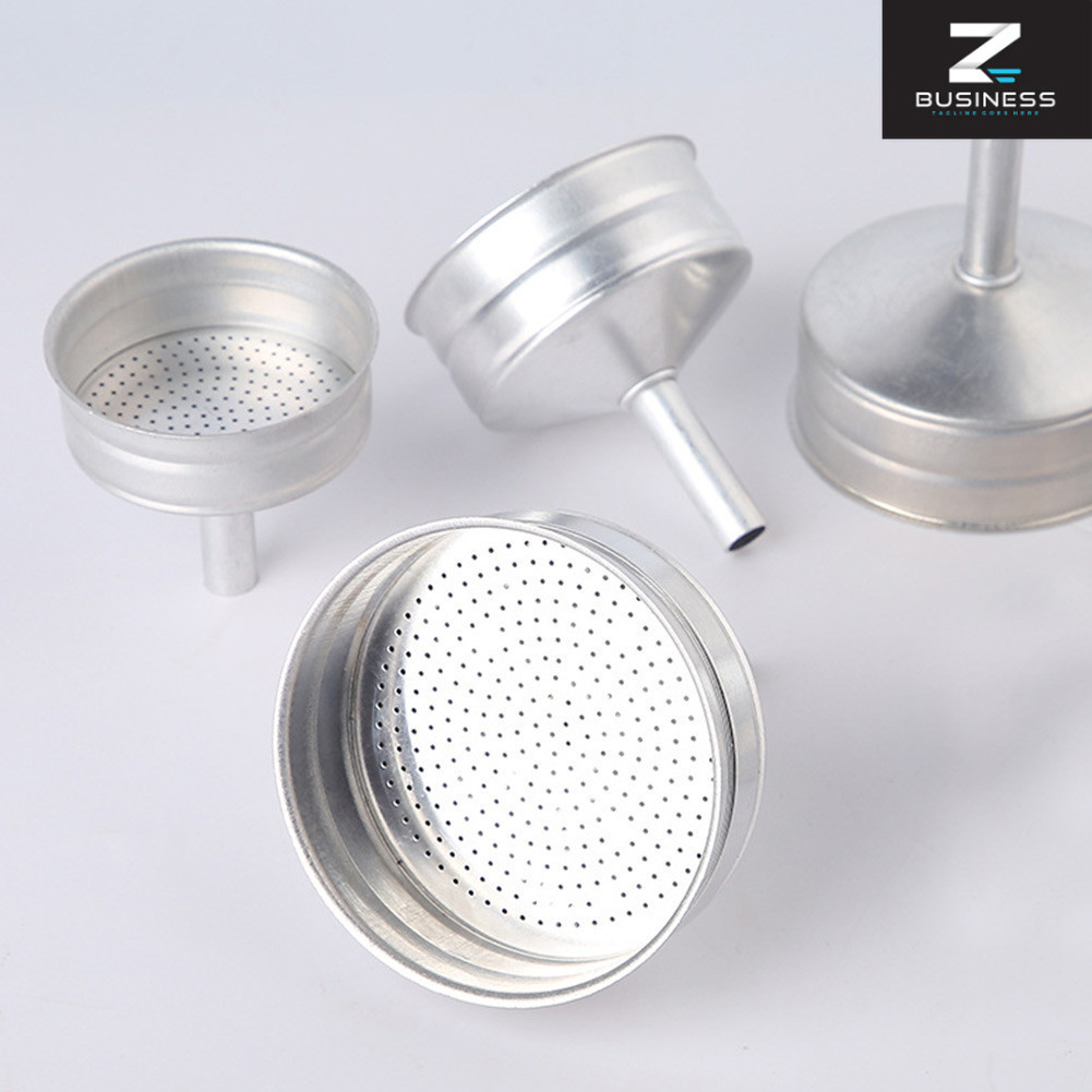 ZS 【shopee】Moka Pot Aluminium Funnel Filter Replacement Fits 1 2 3 6 9 ...