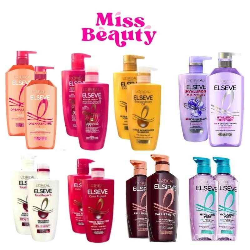 (1ขวด) Loreal Paris Elseve Shampoo / Conditioner 400/410 ML ลอรีอัล ...
