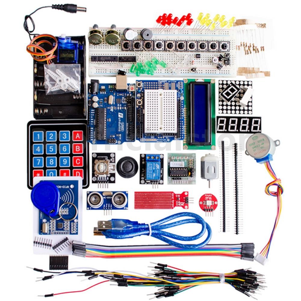 Starter Kit for Arduino UNO R3 with Breadboard Holder Step Motor Servo ...