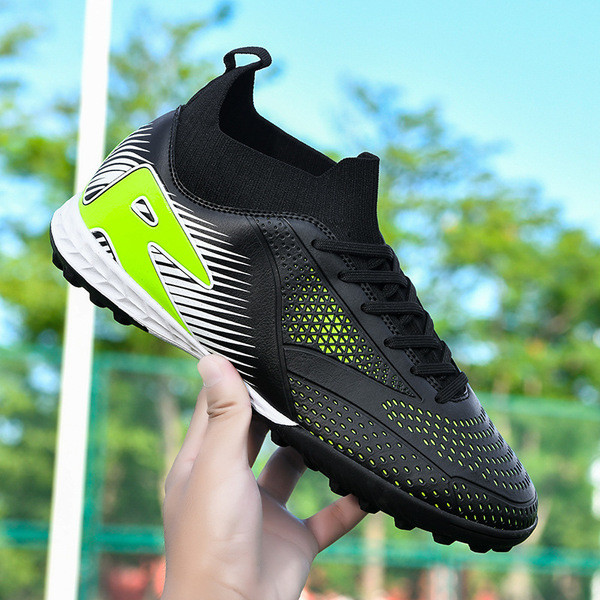 kasut bola budak kasut bola sepak High-Top Football Boots Boys Girls ...