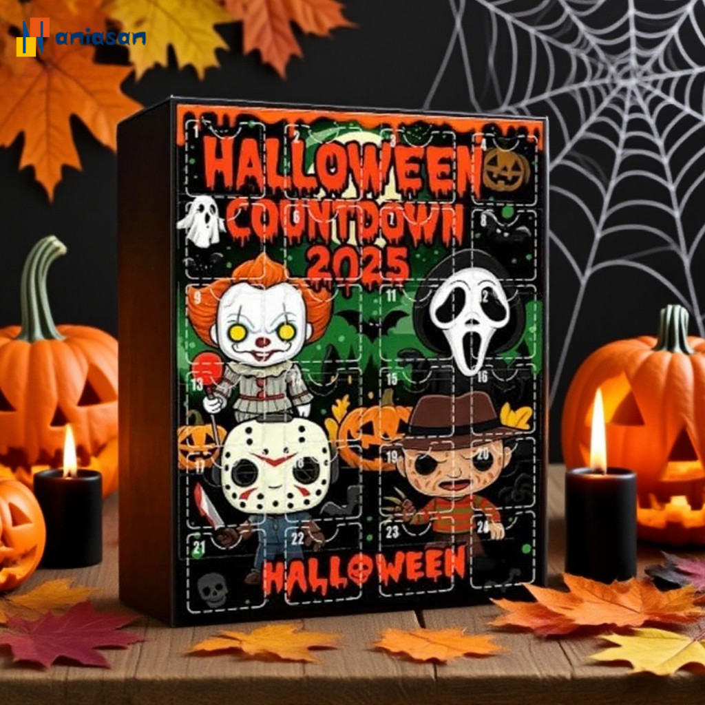 (aniasan) Halloween Countdown Calendar Kids' Advent Calendar Spooky ...