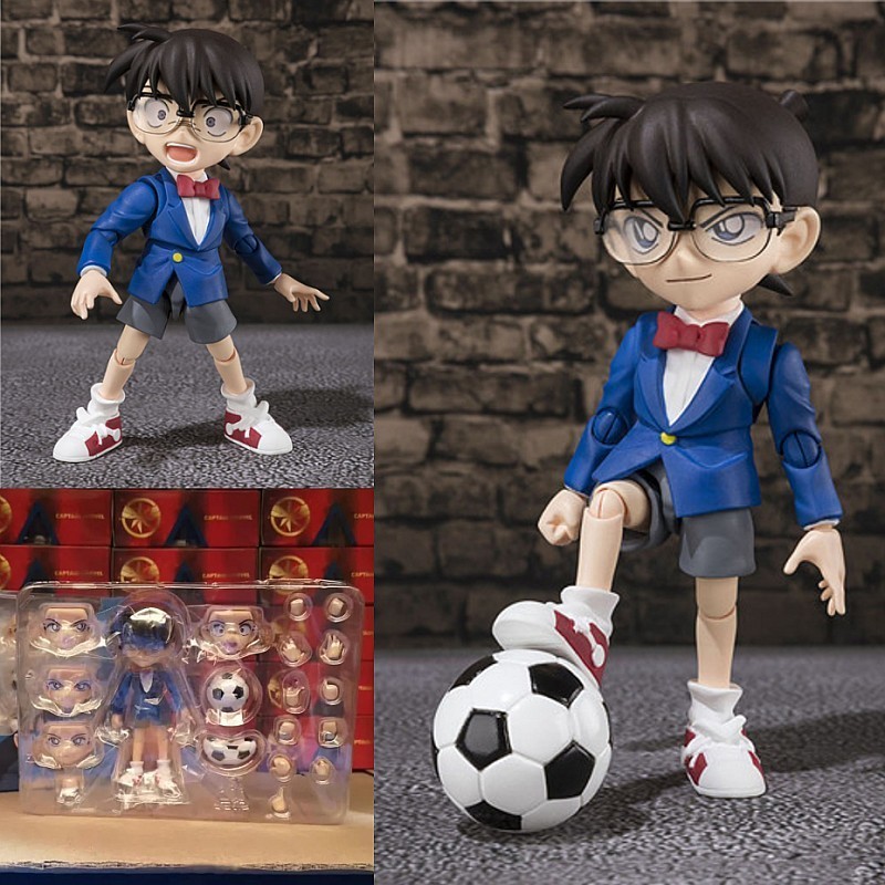 Detective Conan Magician Phantom Thief Kidd Figure Model Black Man ...