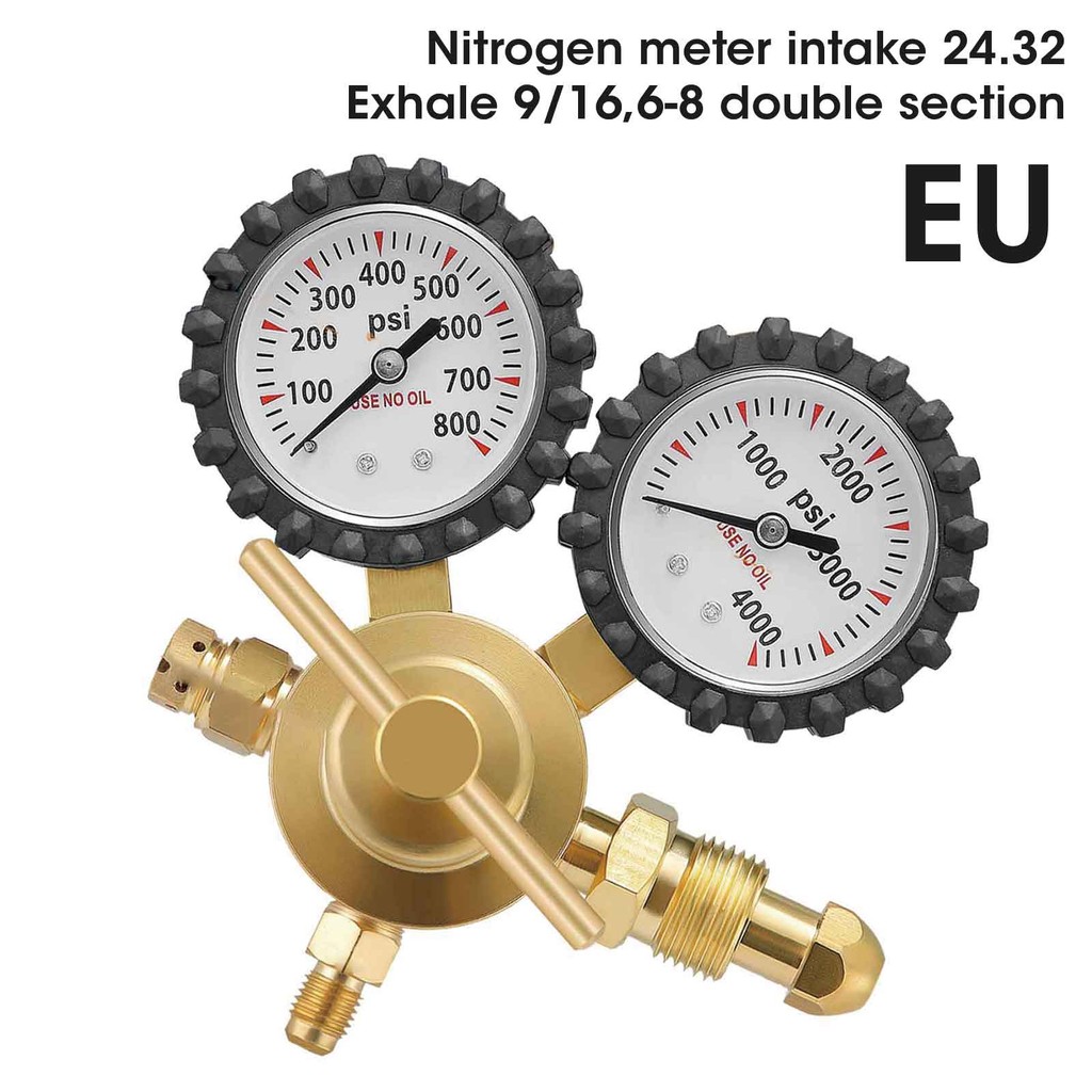Mirror-Life Nitrogen Regulator With 0-600 PSI Delivery Pressure, CGA580 ...