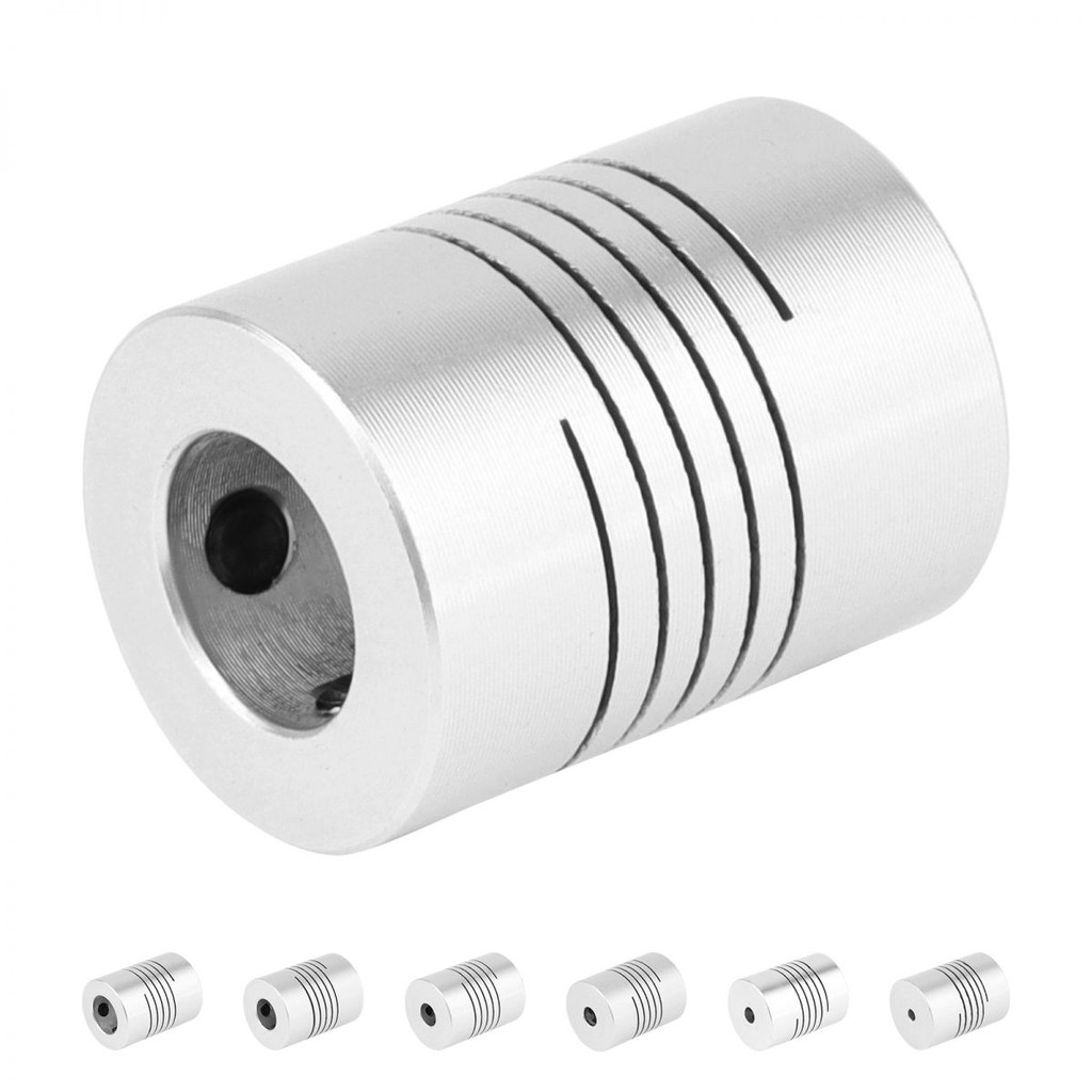 5mm to 3mm - 10mm Shaft Coupling Nema 17 Stepper Motor Coupler Aluminum ...