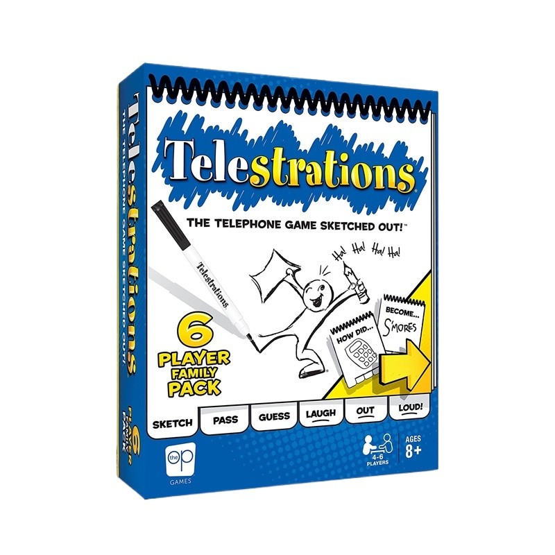 Fun Family Board Game Telestrations The Telephone Game Sketched Out ...