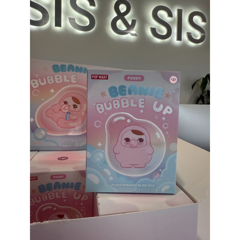 USA-NEW Authentic Popmart PUCKY BEANIE BUBBLE UP SERIES Blind Box ...