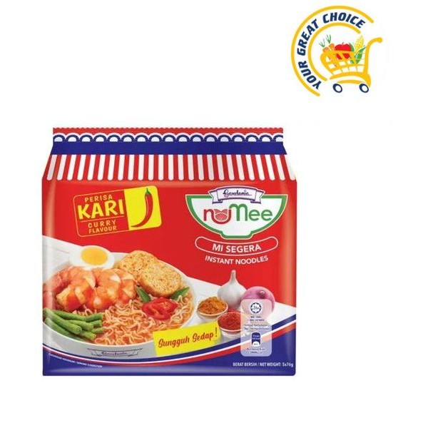 Gardenia Numee Perisa Kari Mee Segera 5 x 76g | Shopee Malaysia