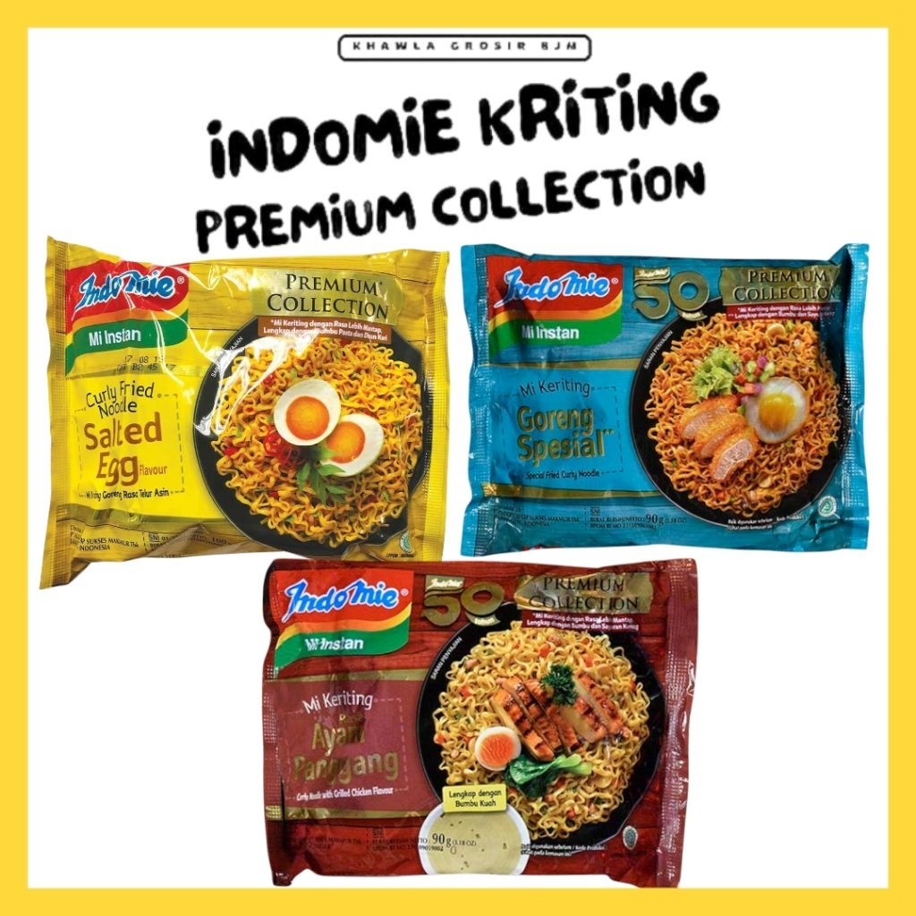 Indomie Premium Collection Mie Instan Keriting 90g | Shopee Malaysia