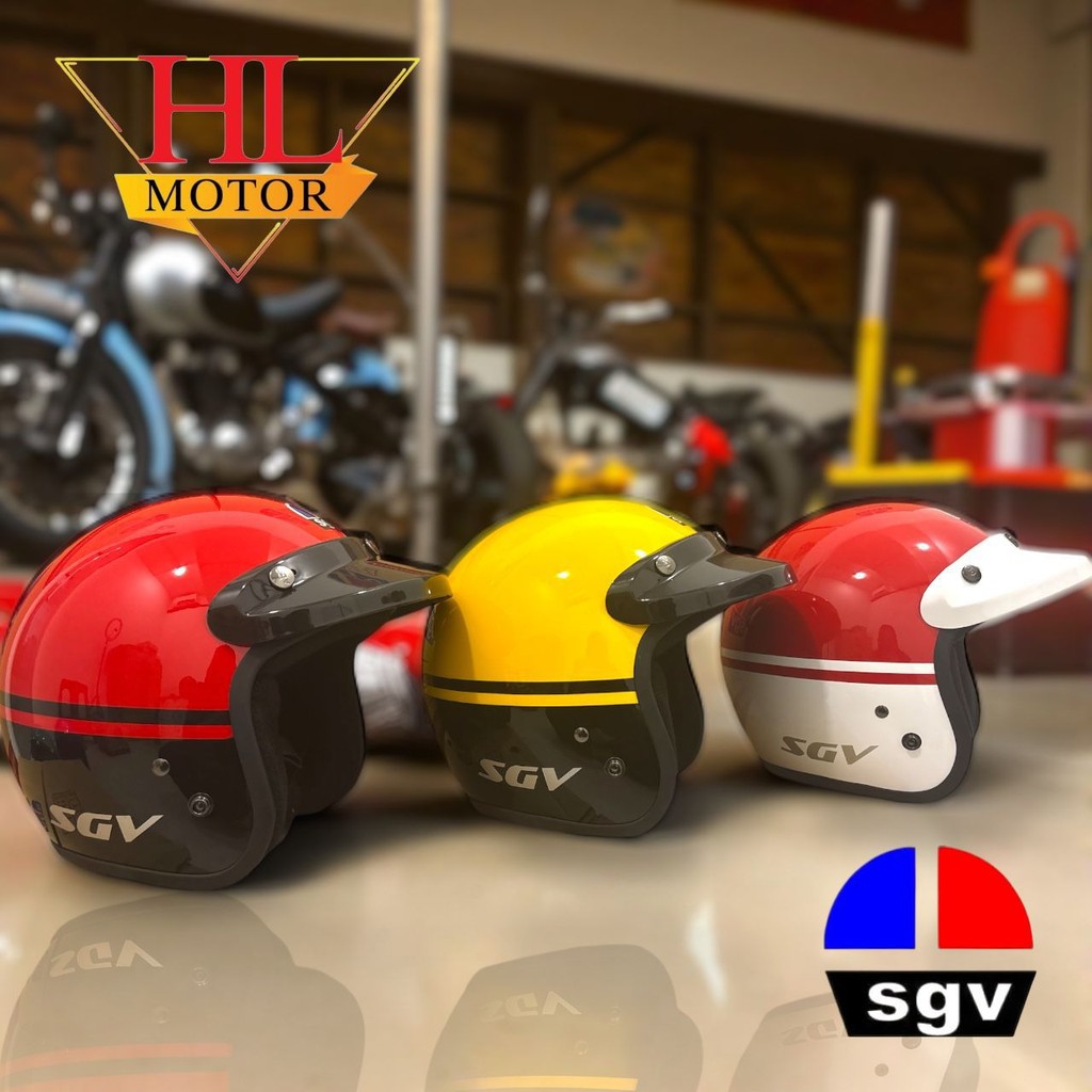 SGV Helmet SGV 99 (2 Tone Colour) Size 60cm Sirim Approved Helm SGV 99 ...