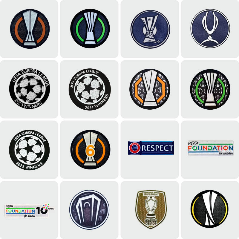 Real Madrid Football Badge Juventus European League Cup Football Patch ...