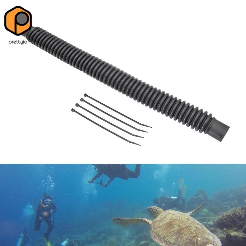 prettyia Rubber Diving BCD Inflator Hose Wing BC Airway Hoses Diver ...