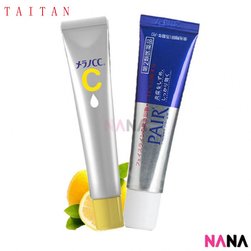 Rohto Melano CC Intensive Anti-Spot Essence 20ml & LION PAIR Acne Cream ...