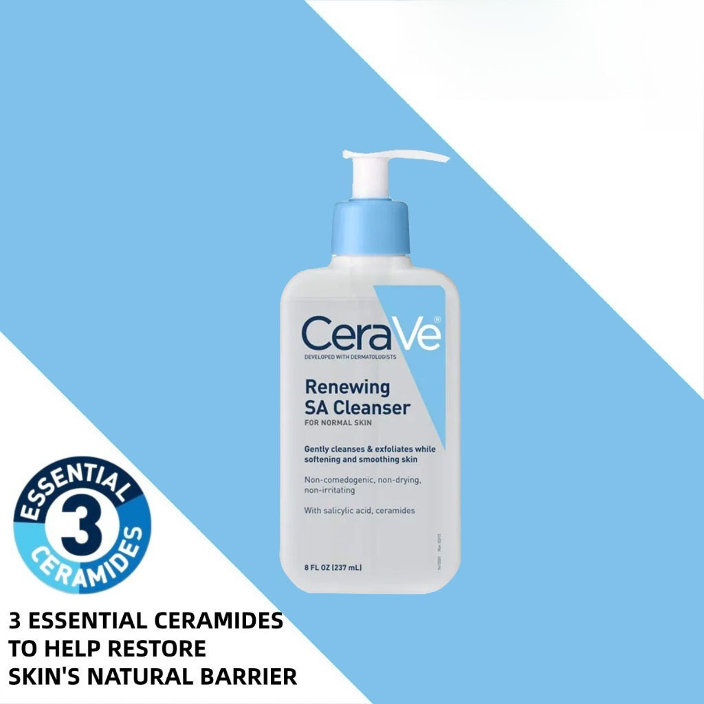 CeraVe Renewing SA Cleanser 237ml Gentle Exfoliation Salicylic Acid ...
