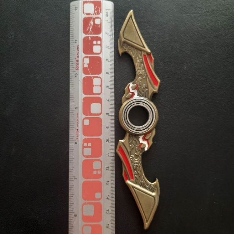 Fidget Spinner BATMAN Batangrang New Gold No Sharp Ends Unique Rare ...