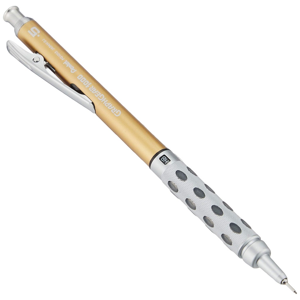 Pentel Graphgear 1000 0.5mm Limited Edition Color PG1015 Gold | Shopee ...