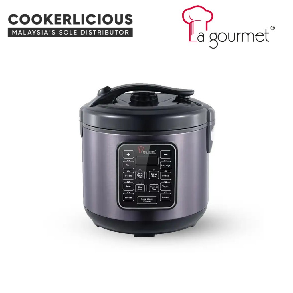 La gourmet Healthy Rice Cooker 1.5L - Low Starch, Soup, Slow Cook ...