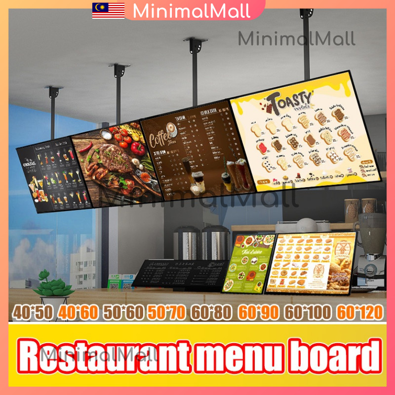 Wall-Mounted Signboard TV Size Light Box Angle Height Adjustable ...