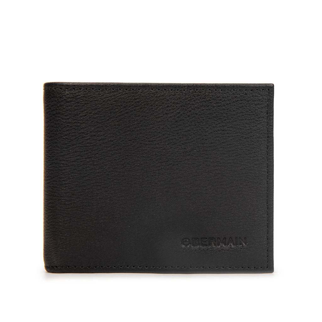 OBERMAIN RFID Short Wallet / Genuine Leather / Black / OBW324G1 ...